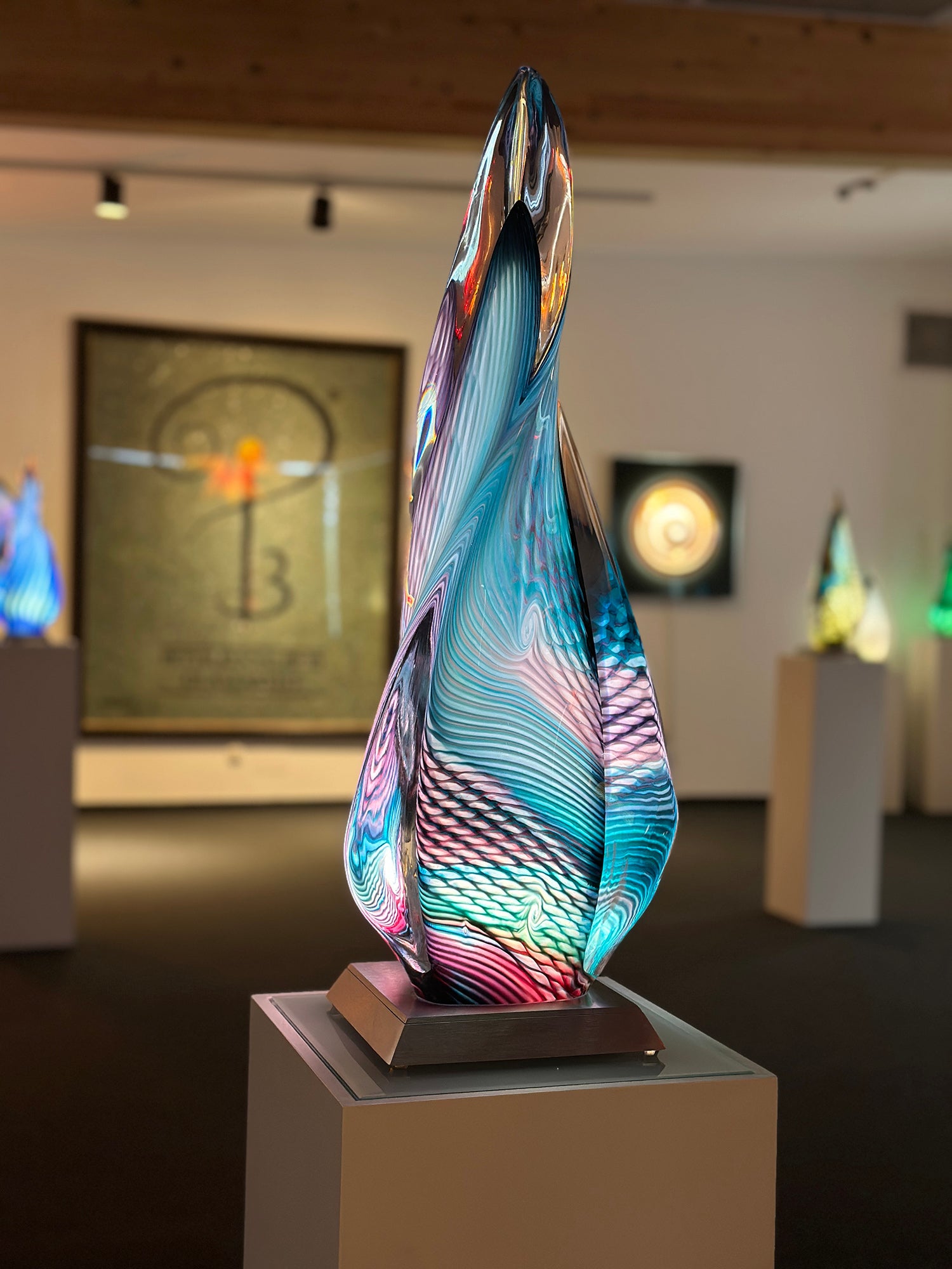 Peter Kuchler III: Skulptur "ROLARI" - Glas | Galleri Hammar