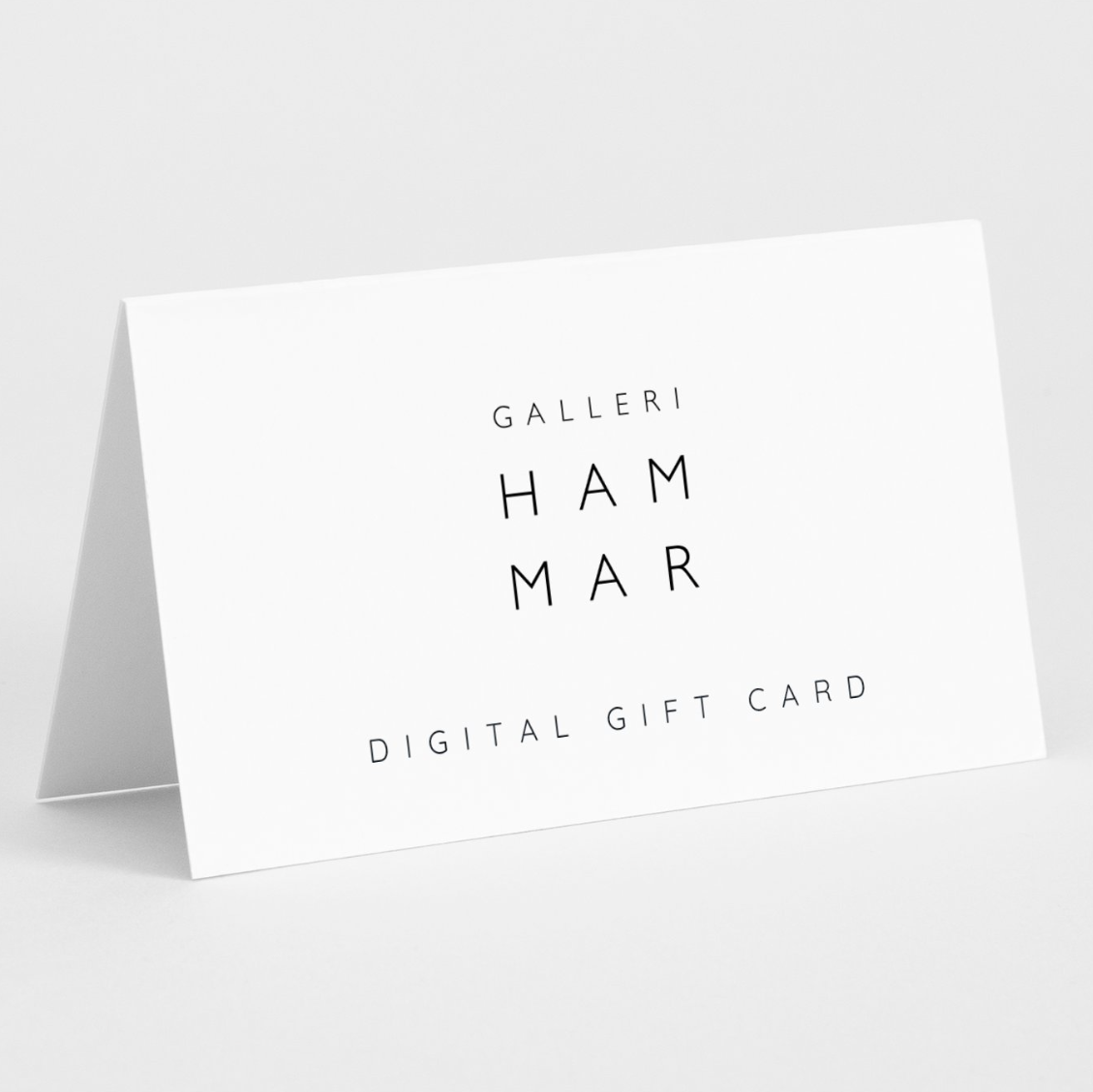 Presentkort på Galleri Hammar